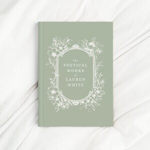 Personalized Poetry Journal Custom Poem Book, Writer Gifts, Poetry ...