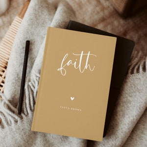 Personalized Faith Journal, Custom Prayer Journal, Christian Gifts for ...