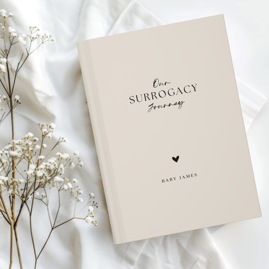 Custom Surrogacy Journal Gift for Intended Parents, Surrogate Gift ...