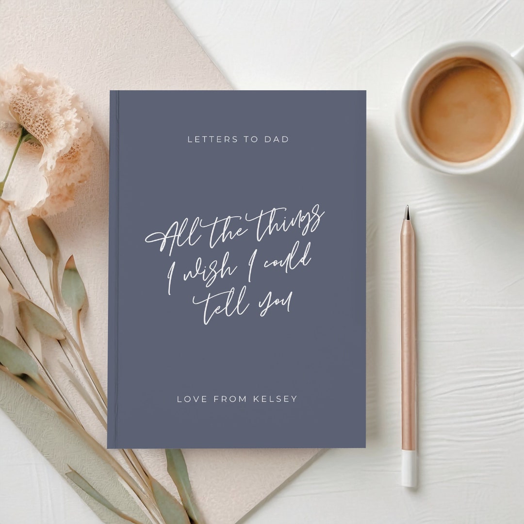 Custom Grief Journal, Personalized Memorial Journal Grief Gift, Loss of ...