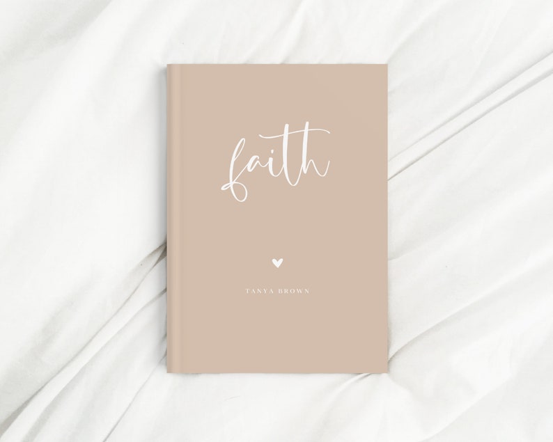 Personalized Faith Journal, Custom Prayer Journal, Christian Gifts for ...