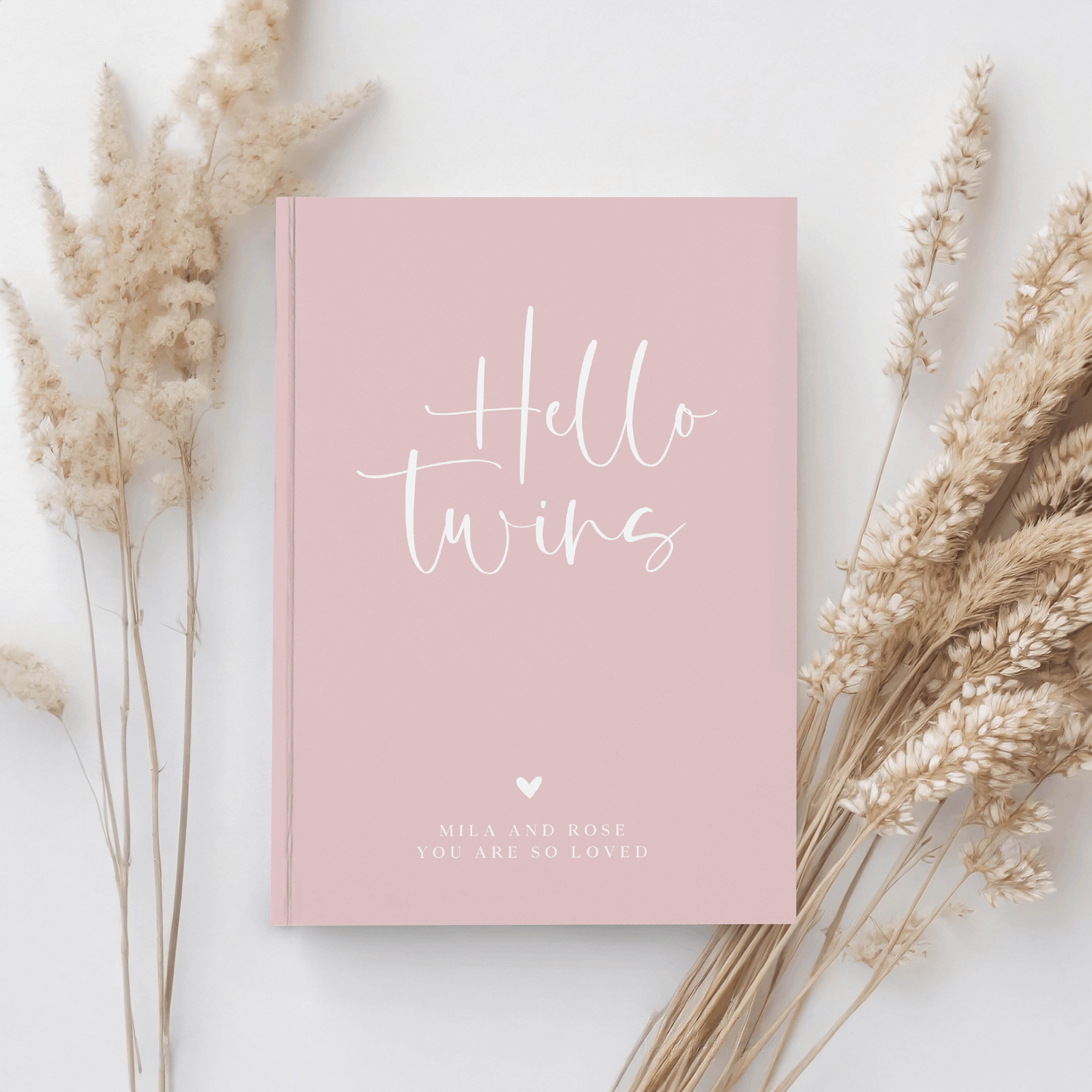 Custom Twin Pregnancy Book, Twin Pregnancy Keepsake Gifts, Expecting ...