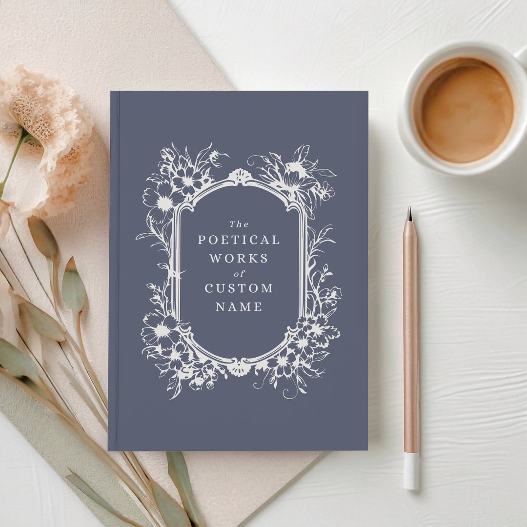 Personalized Poetry Journal Custom Poem Book, Writer Gifts, Poetry ...