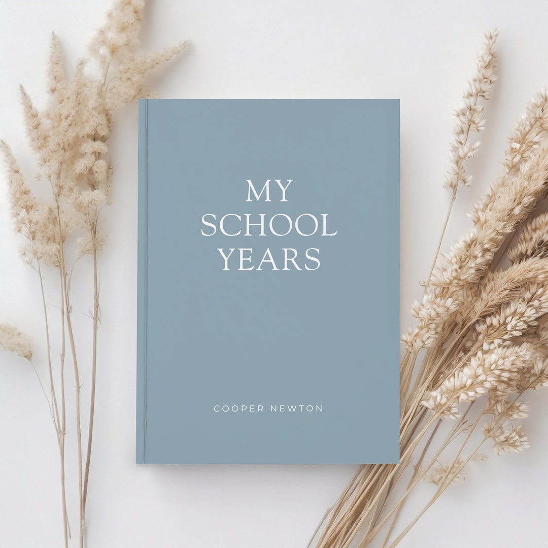 Personalized School Memory Book, Preschool Graduation Gifts, My School ...