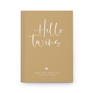 Twin Pregnancy Book, Keepsake Twin Gifts, Twin Pregnancy Memory Book ...