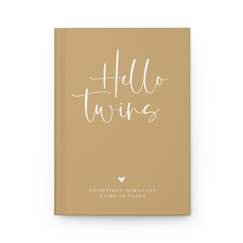 Twin Pregnancy Book, Keepsake Twin Gifts, Twin Pregnancy Memory Book ...