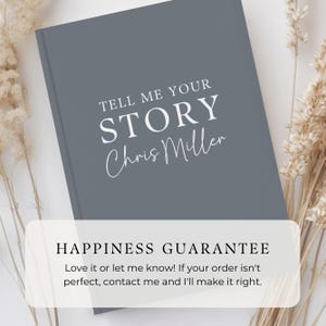 Custom Name Legacy Journal Dad Gift for Father Autobiography & Life ...