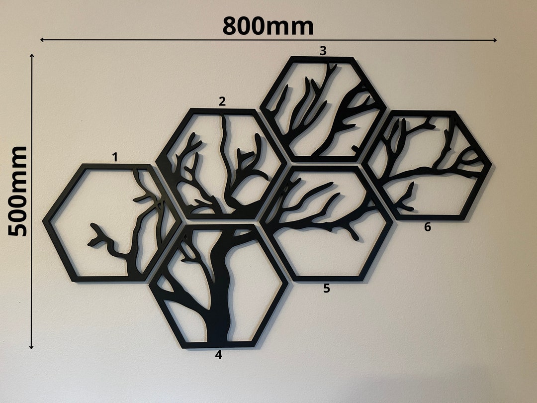 Wall Tree Art 3D Printed - Etsy