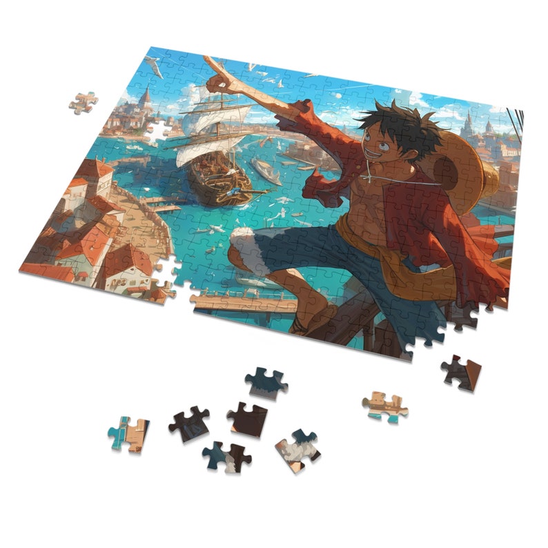 Luffy One Piece Anime Inspired Anime Puzzle Jigsaw Adult Puzzle Anime ...