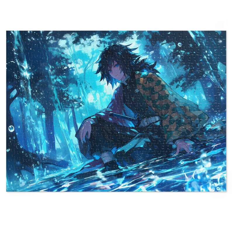 Water Hashira Demon Slayer Inspired Anime Puzzle Jigsaw Adult Puzzle ...