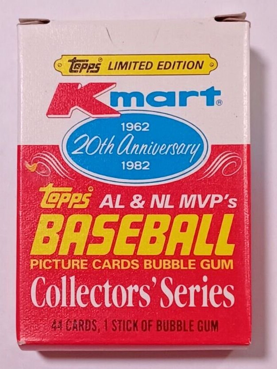 1982 Topps Kmart 20th Anniversary MVP Collectors Edition - Complete Set ...
