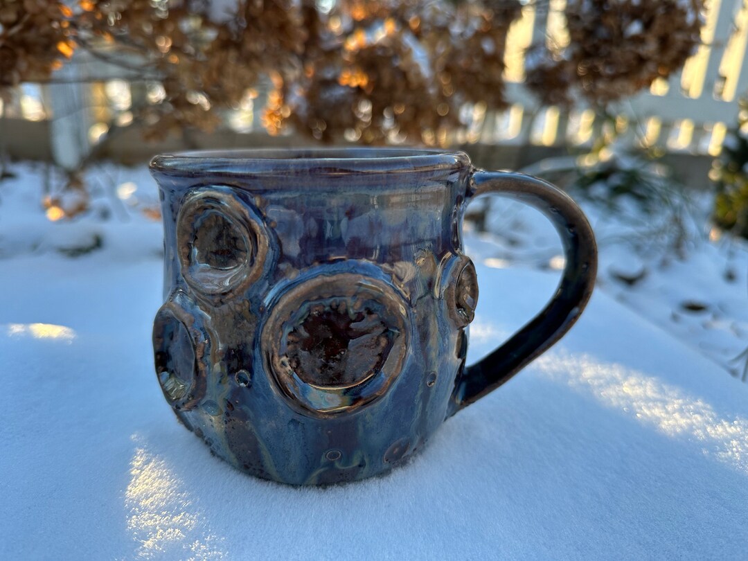 Moon Mug With Purple Root Beer Glaze - Etsy