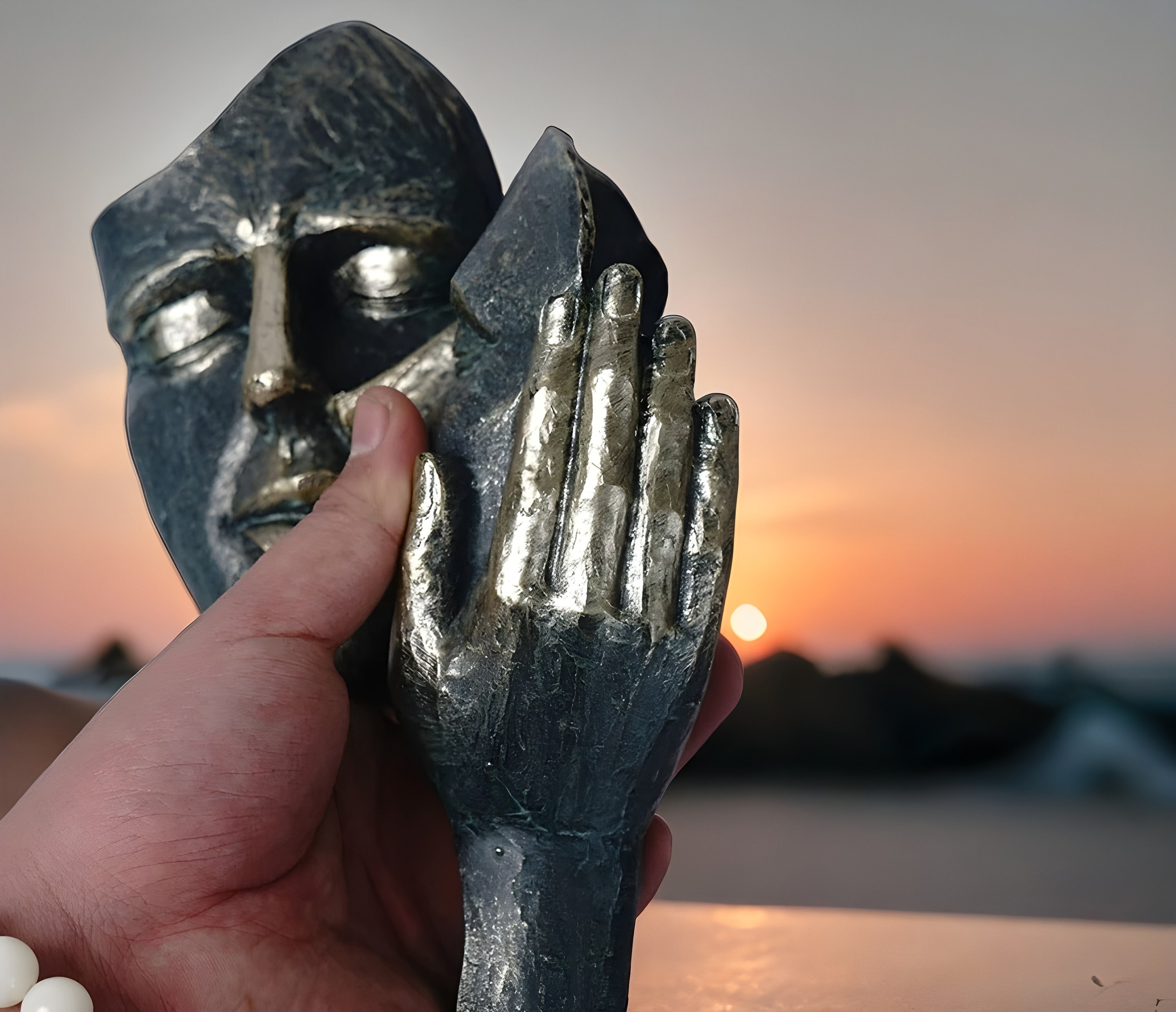 Abstract Face Sculpture Renaissance Statues Bust Statues Figurines ...