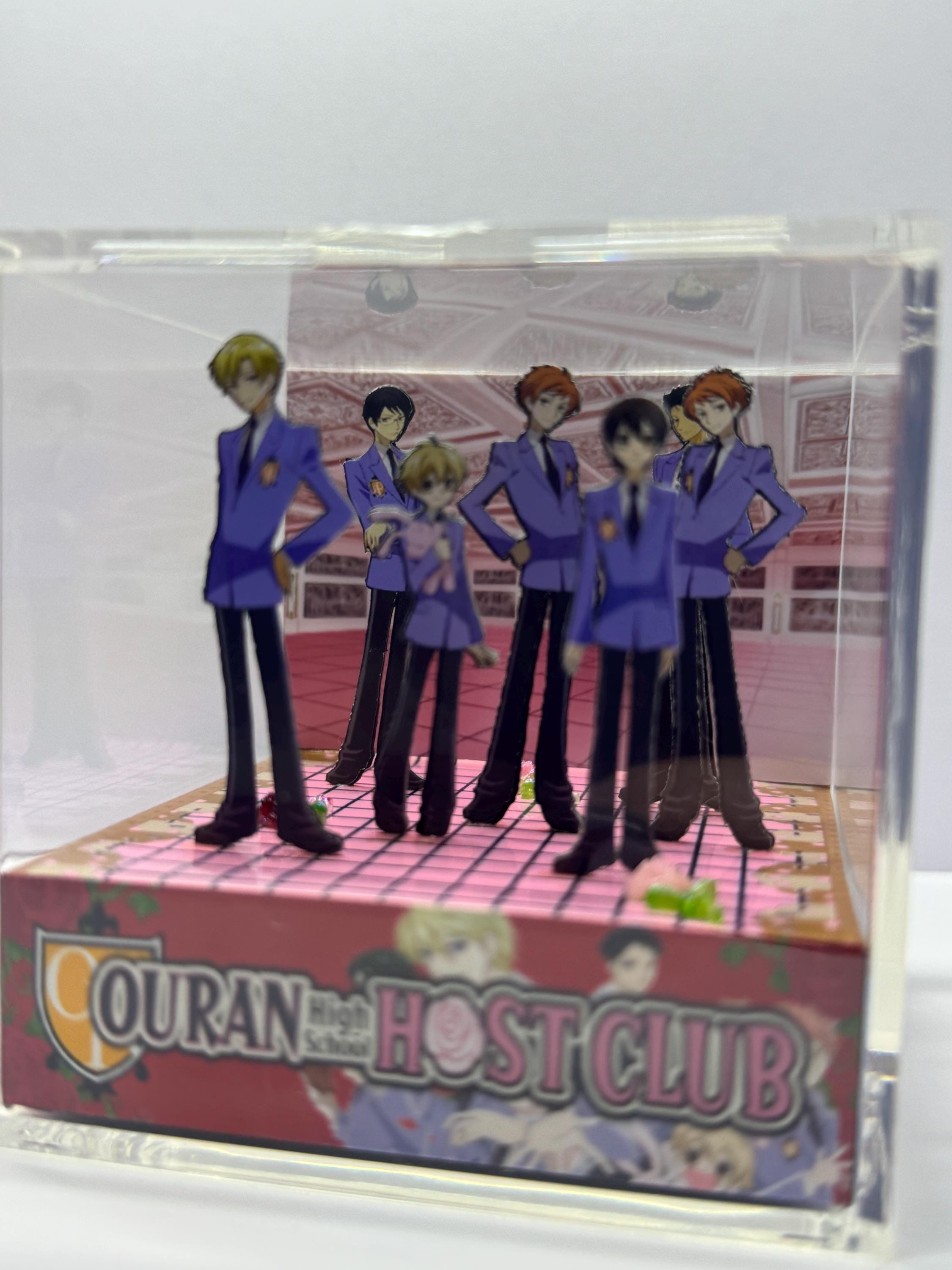 Ouran High School Host Club “club Room” 3D Cube Diorama - Etsy