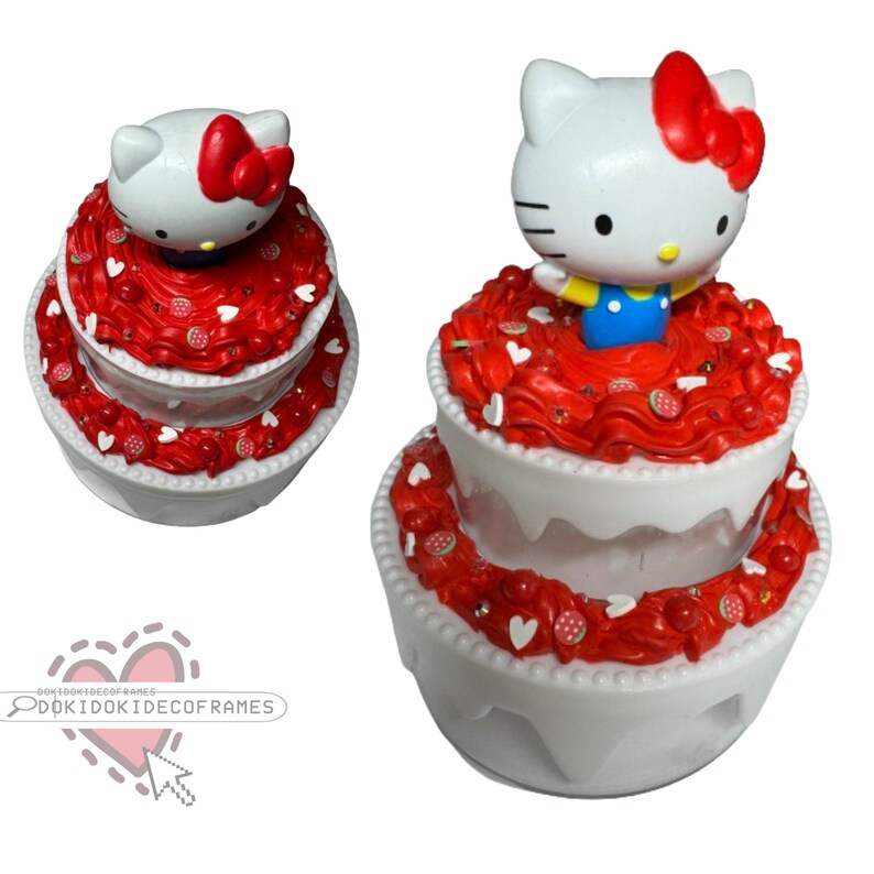 Hello Kitty Confetti Cake Tower Stackable Storage Containers - Etsy