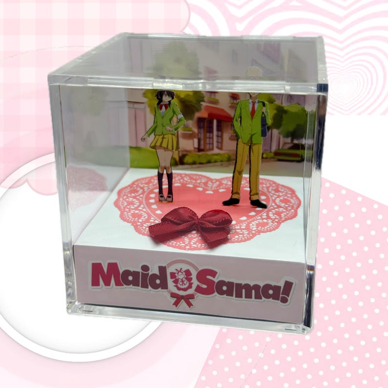 Maid Sama “heart” 3D Cube Diorama - Etsy