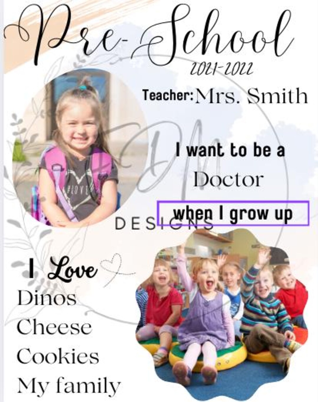 Editable First & Last Day of School Memory Book | Digital Download ...