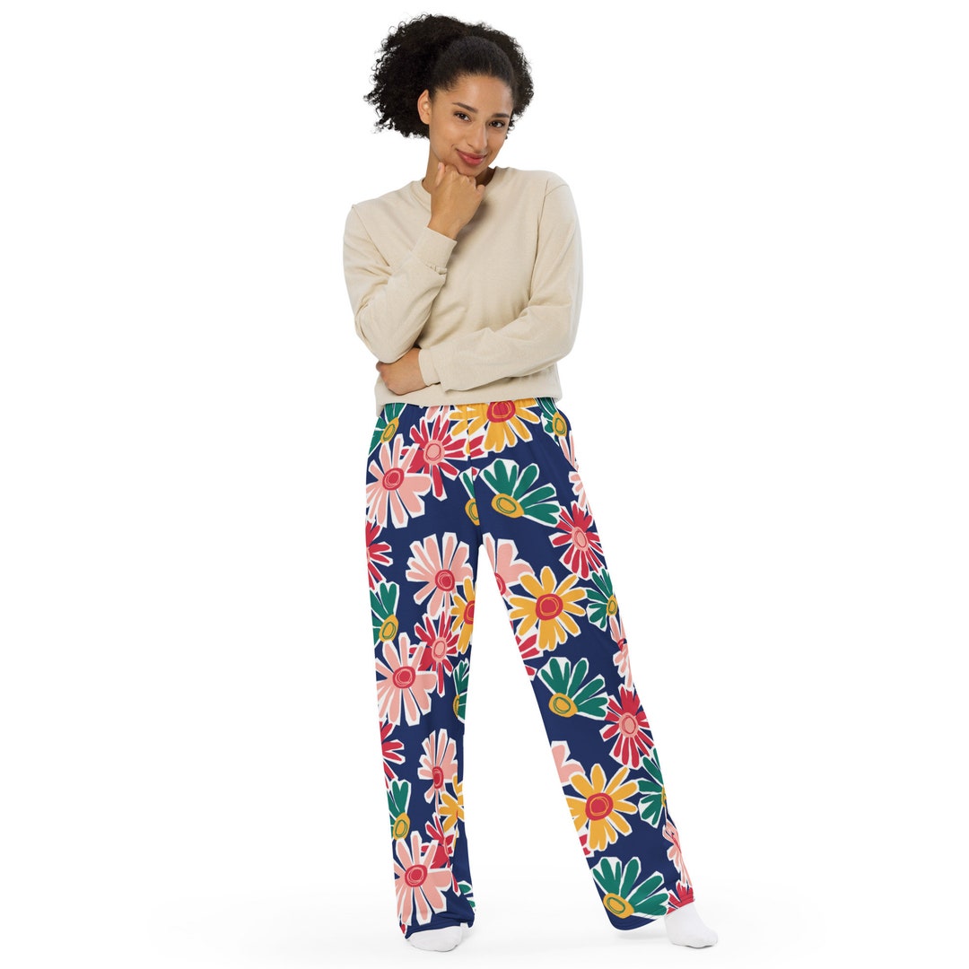 Flower Power Pants - Etsy