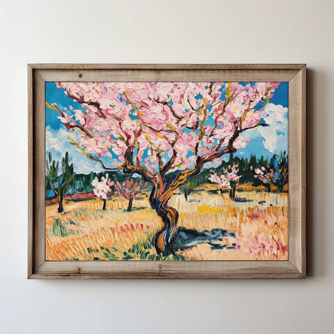 Vincent Van Gogh's, Cherry Blooming Garden Frame Tv Art, Artful ...
