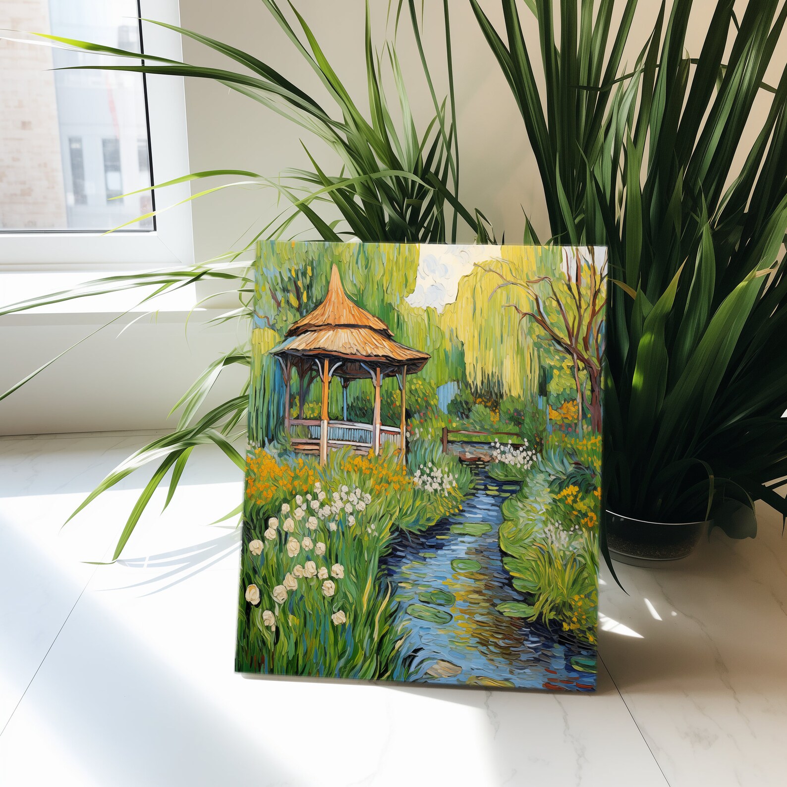 Vincent Van Gogh's, Garden Gazebo | Colorful Journeys 1-153 | Raised ...