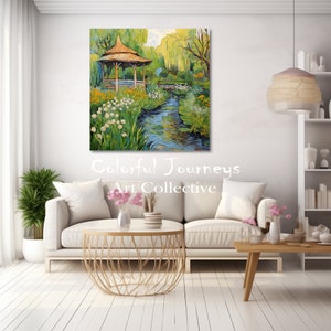 Vincent Van Gogh's, Garden Gazebo | Colorful Journeys 1-153 | Raised ...