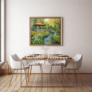 Vincent Van Gogh's, Garden Gazebo | Colorful Journeys 1-153 | Raised ...