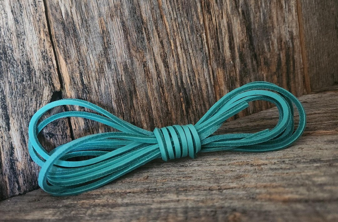 Genuine Leather Lacing 3mm X 3mm Square. Extra Strong 72" Long. One ...