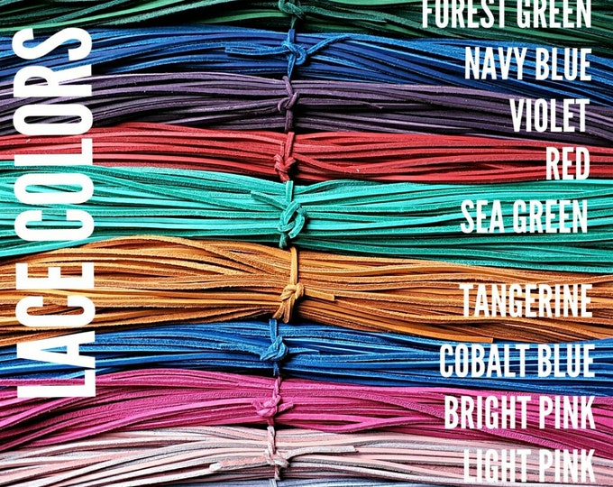 Leather Round Laces for Boots or Shoes Handmade in Canada Laces for ...