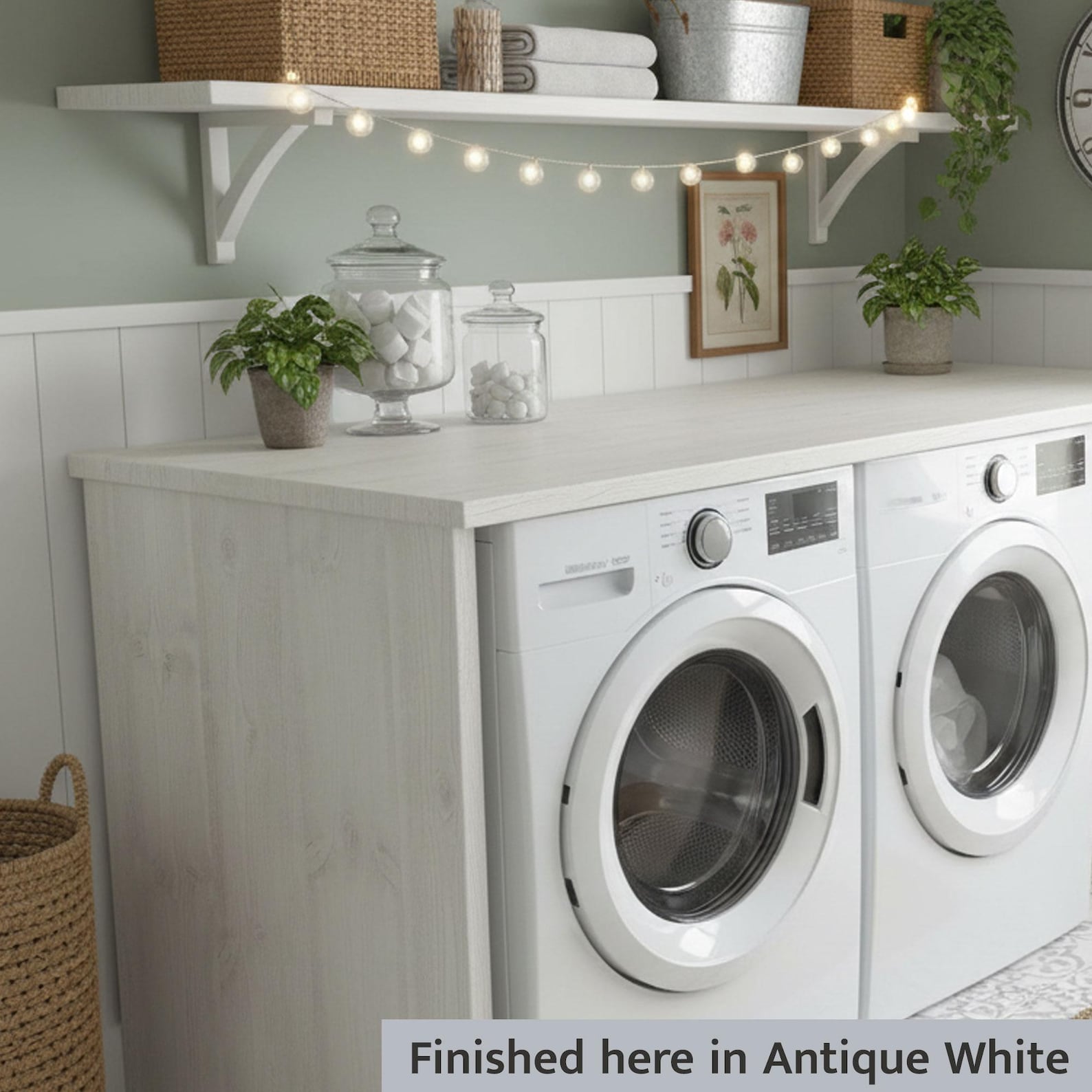 Washer and Dryer Countertop, Custom Laundry Room Table Top - Etsy