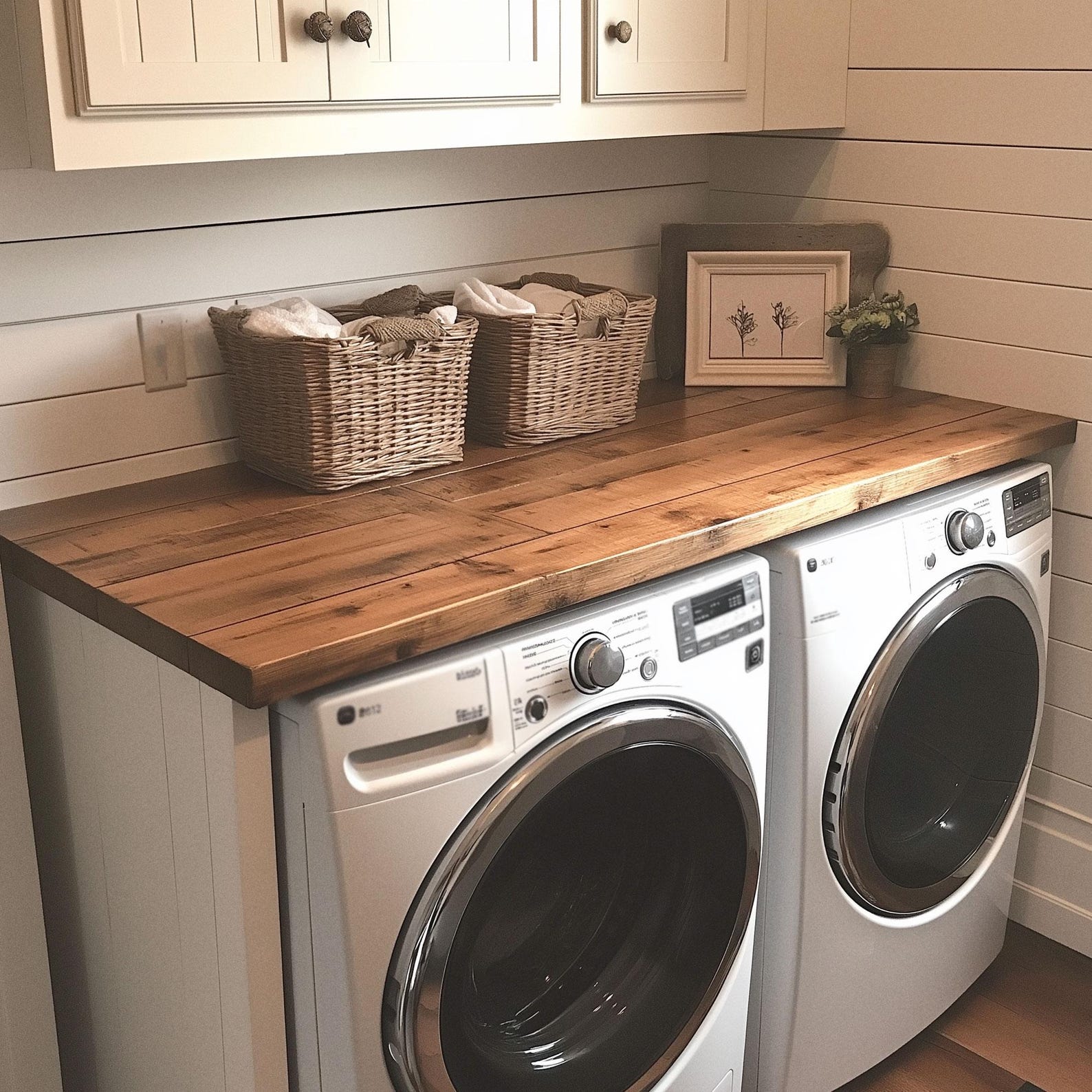 Washer and Dryer Countertop, Custom Laundry Room Table Top - Etsy