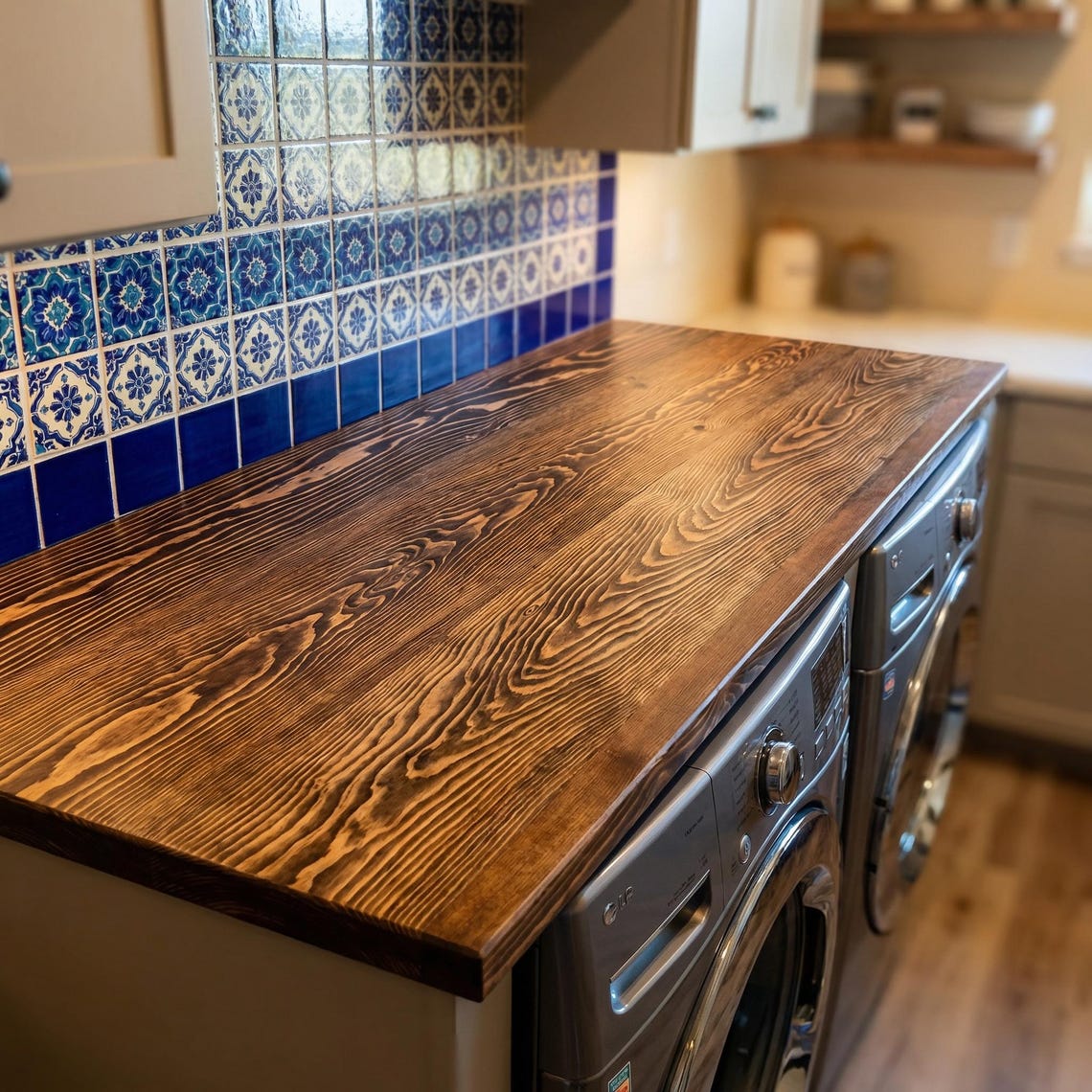 Washer and Dryer Countertop – Custom Laundry Room Table - Etsy