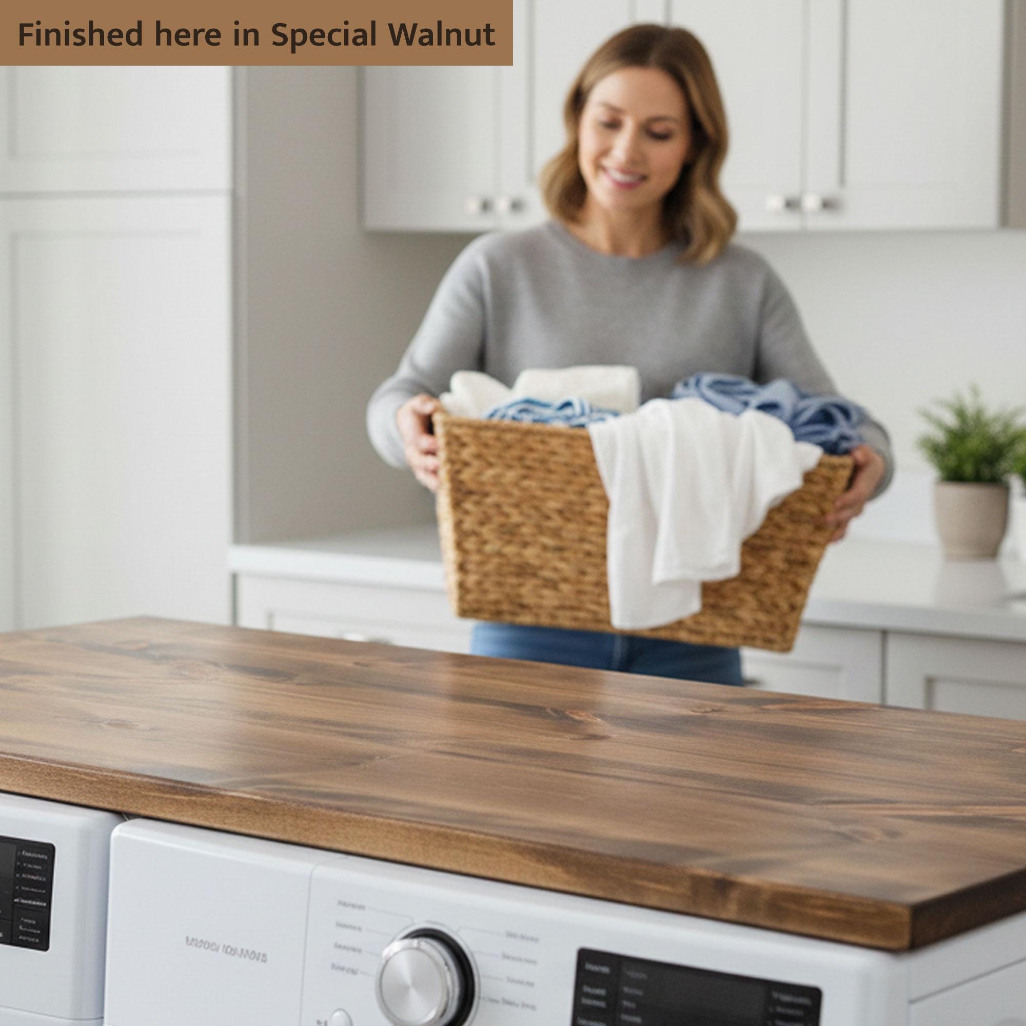 Washer and Dryer Countertop, Custom Laundry Room Table Top - Etsy