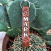 Custom Western Leather Keychain Strap - Etsy
