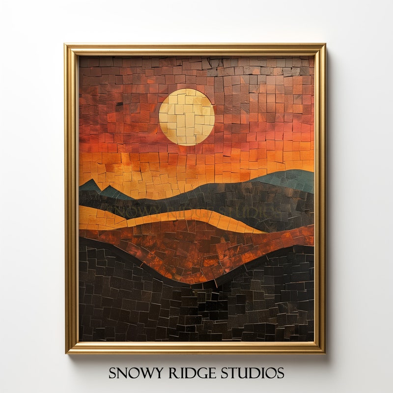Sunset Mosaic - Etsy