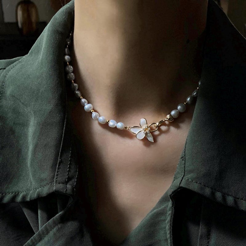 Lily Necklace - Etsy
