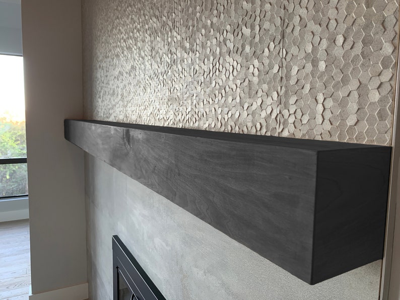 Custom Fireplace Mantles Any Size or Color Easy to Install Mantle Maple ...