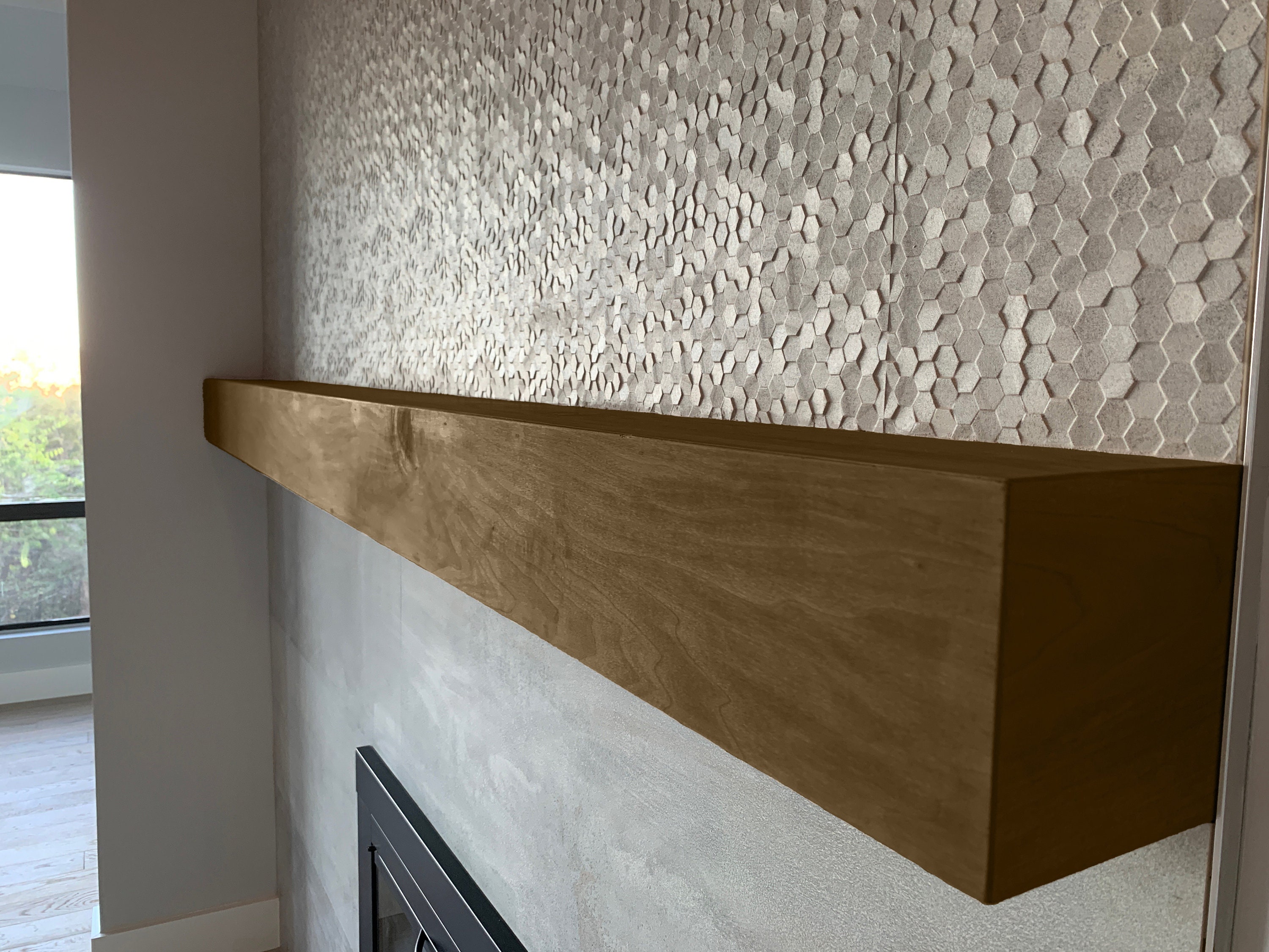 Custom Fireplace Mantles- Any Size or Color- Easy to Install Mantle ...