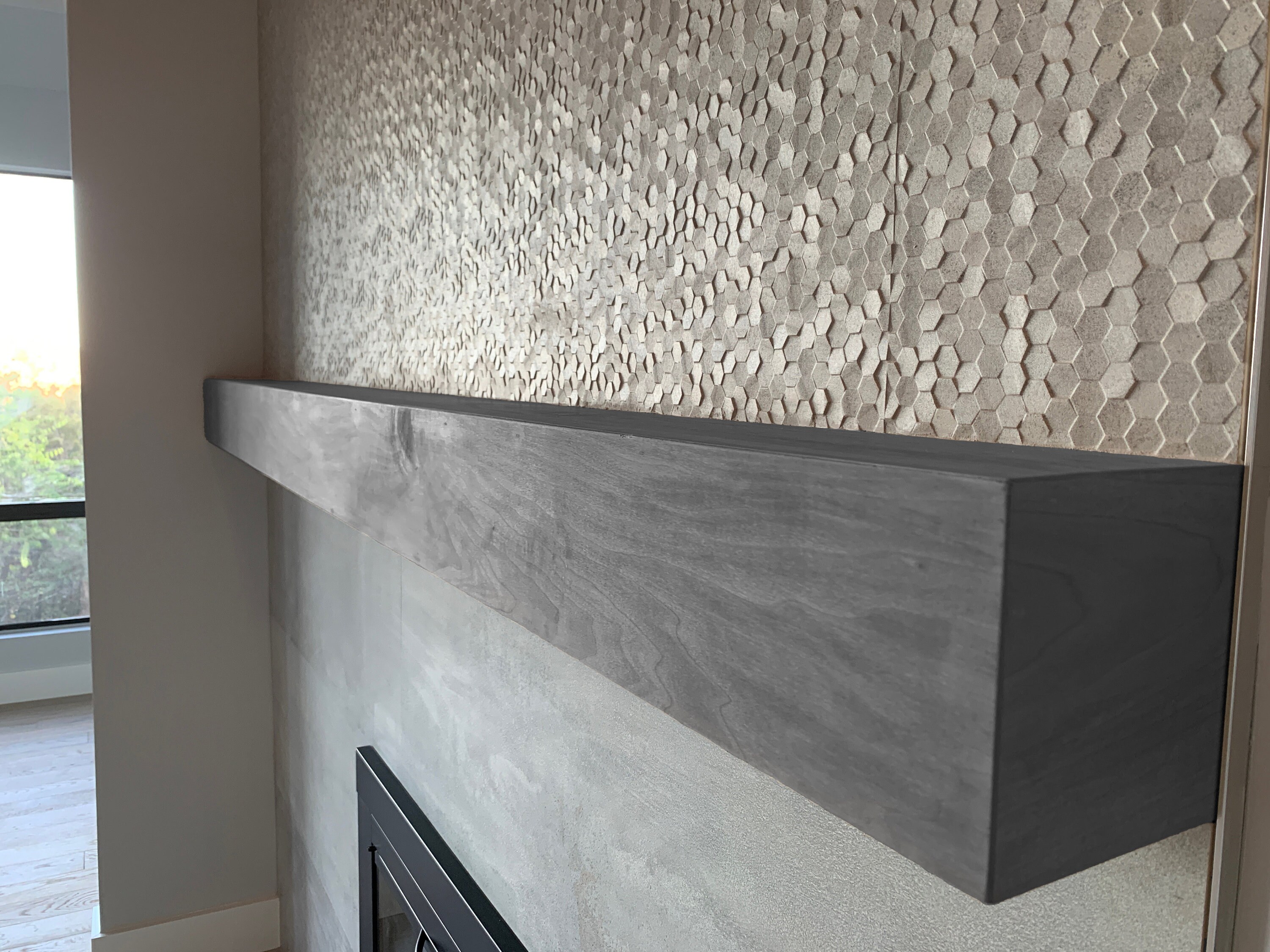 Custom Fireplace Mantles- Any Size or Color- Easy to Install Mantle ...