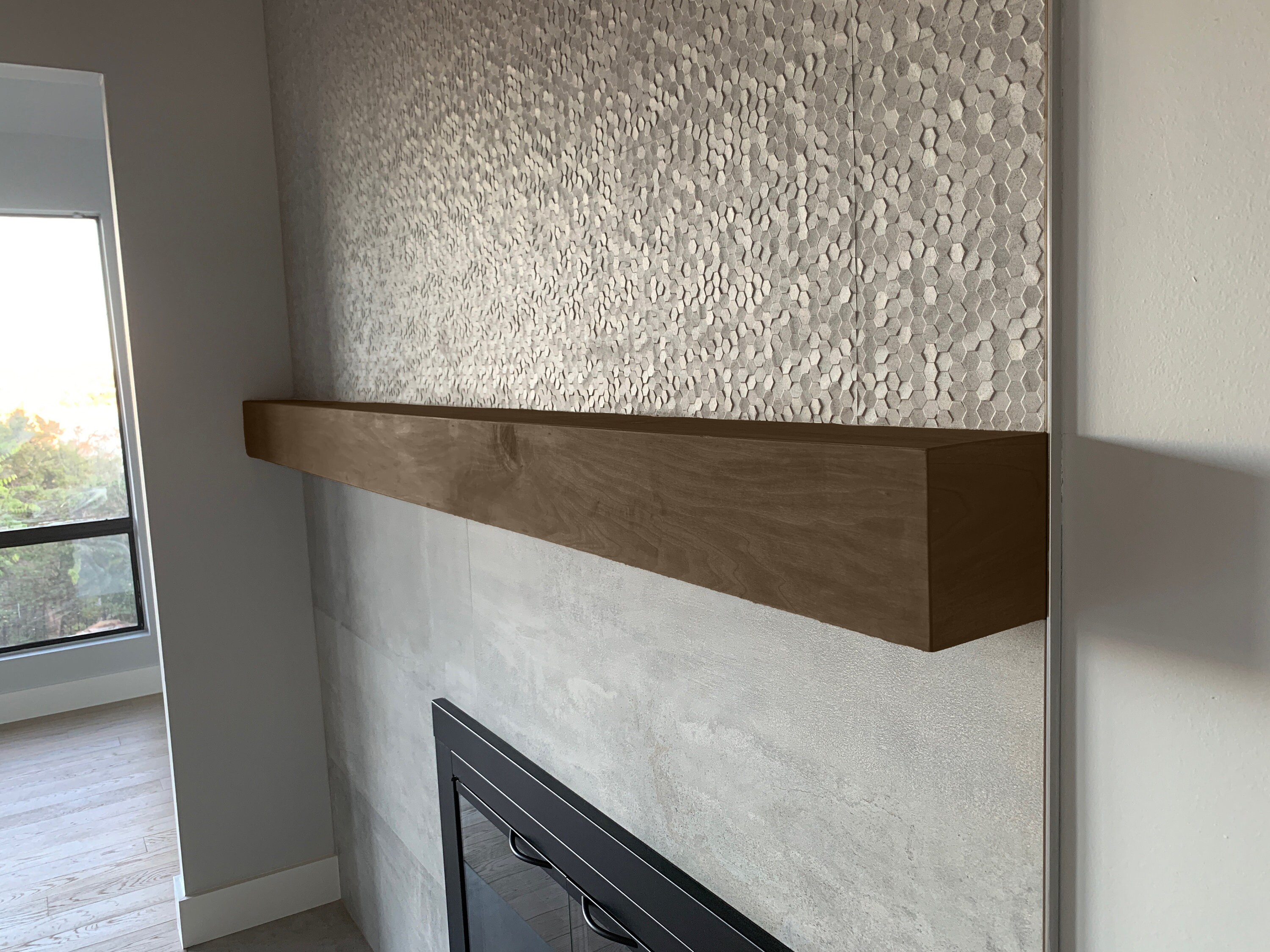 Custom Fireplace Mantles- Any Size or Color- Easy to Install Mantle ...