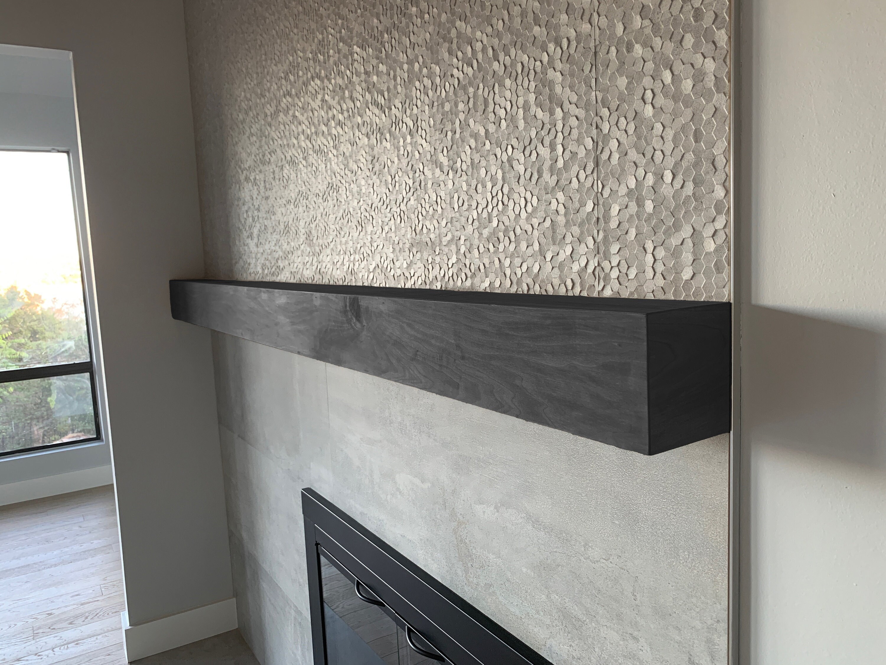 Custom Fireplace Mantles- Any Size or Color- Easy to Install Mantle ...