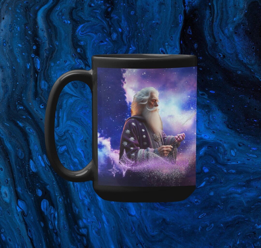 Wizard Mug, Wizard Wand, Fantasy Coffee Mug, Magic Mug, Wizard Magic ...