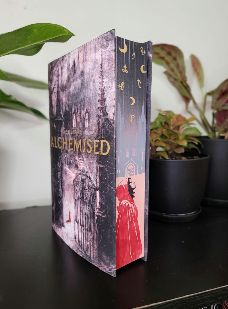 Alchemised by Senlinyu Sprayed Edges Book, Stenciled Edges, Special ...