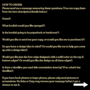 Custom Sprayed Edge Book, Stenciled Edges, Fore Edge Painting, Special ...