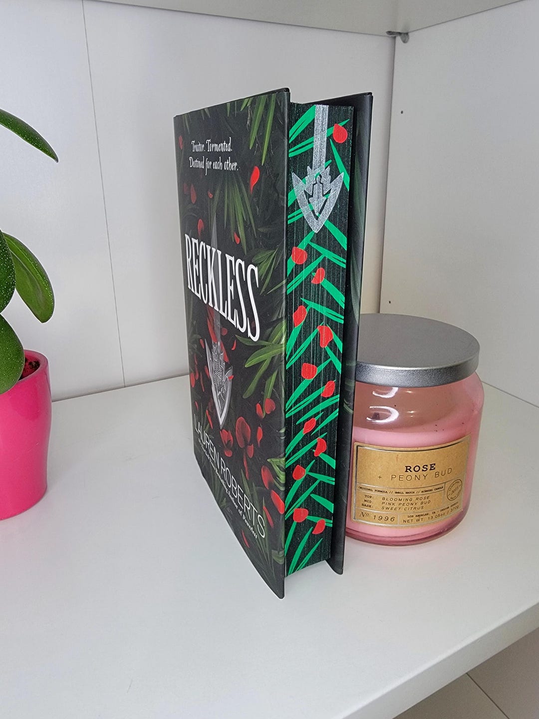 Reckless by Lauren Roberts With Sprayed Edges Book, Stenciled Edges ...