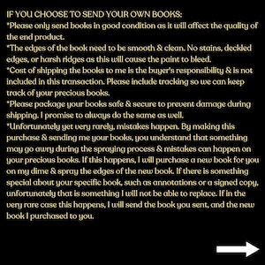 Custom Sprayed Edge Book, Stenciled Edges, Fore Edge Painting, Special ...