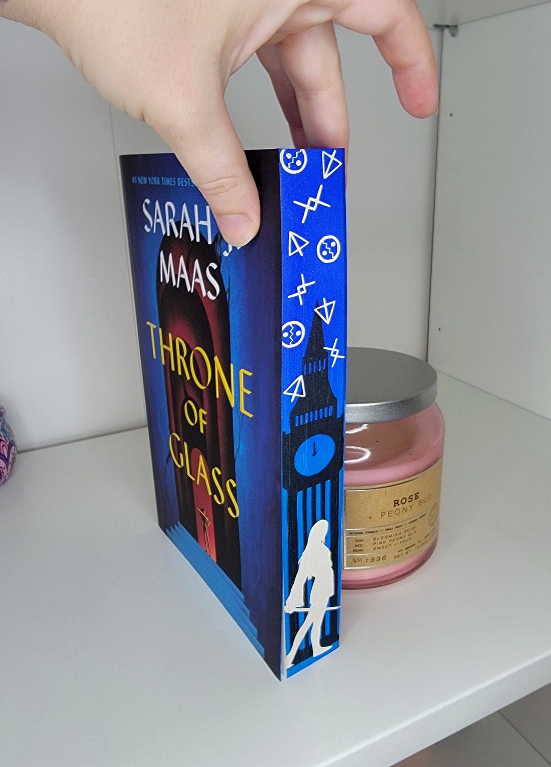 Throne of Glass Sprayed Edge Book, Stenciled Edge Book, Foredge ...