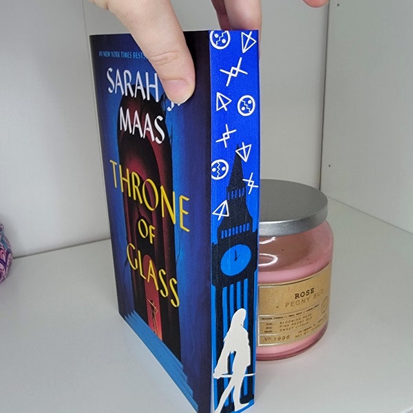 Throne of Glass Book Edge Stencil - Etsy