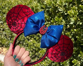 Spider-man Inspired Ears - Etsy