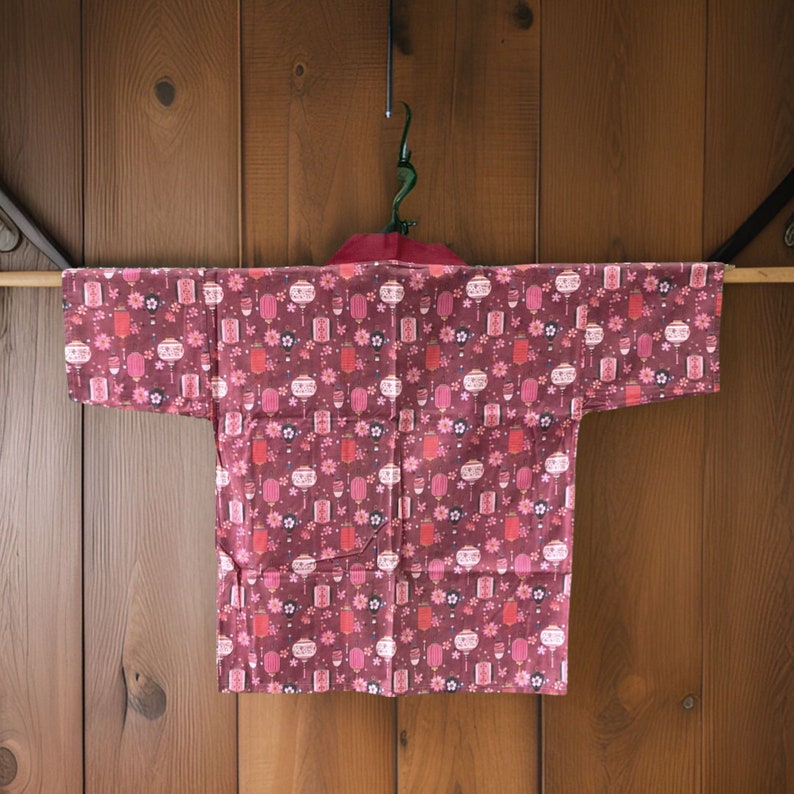 HAPPI COAT / Haori / Kimono Jacket Lantern Cotton. Worn at Festivals ...