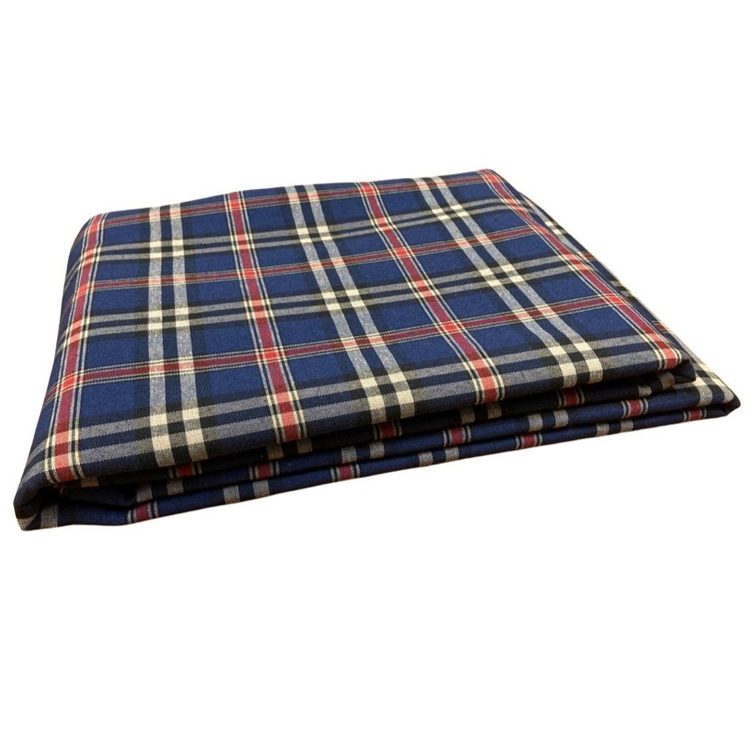 Handmade Tablecloth Castle Blue Non-iron Checked Scottish Plaid ...